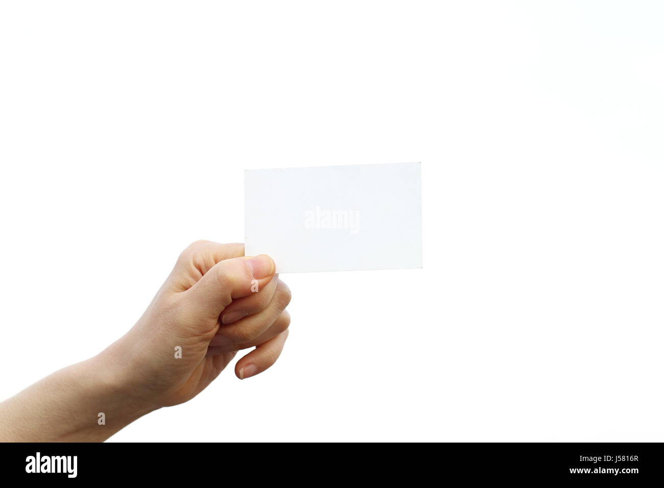 Hand with business card hi-res stock photography and images - Alamy