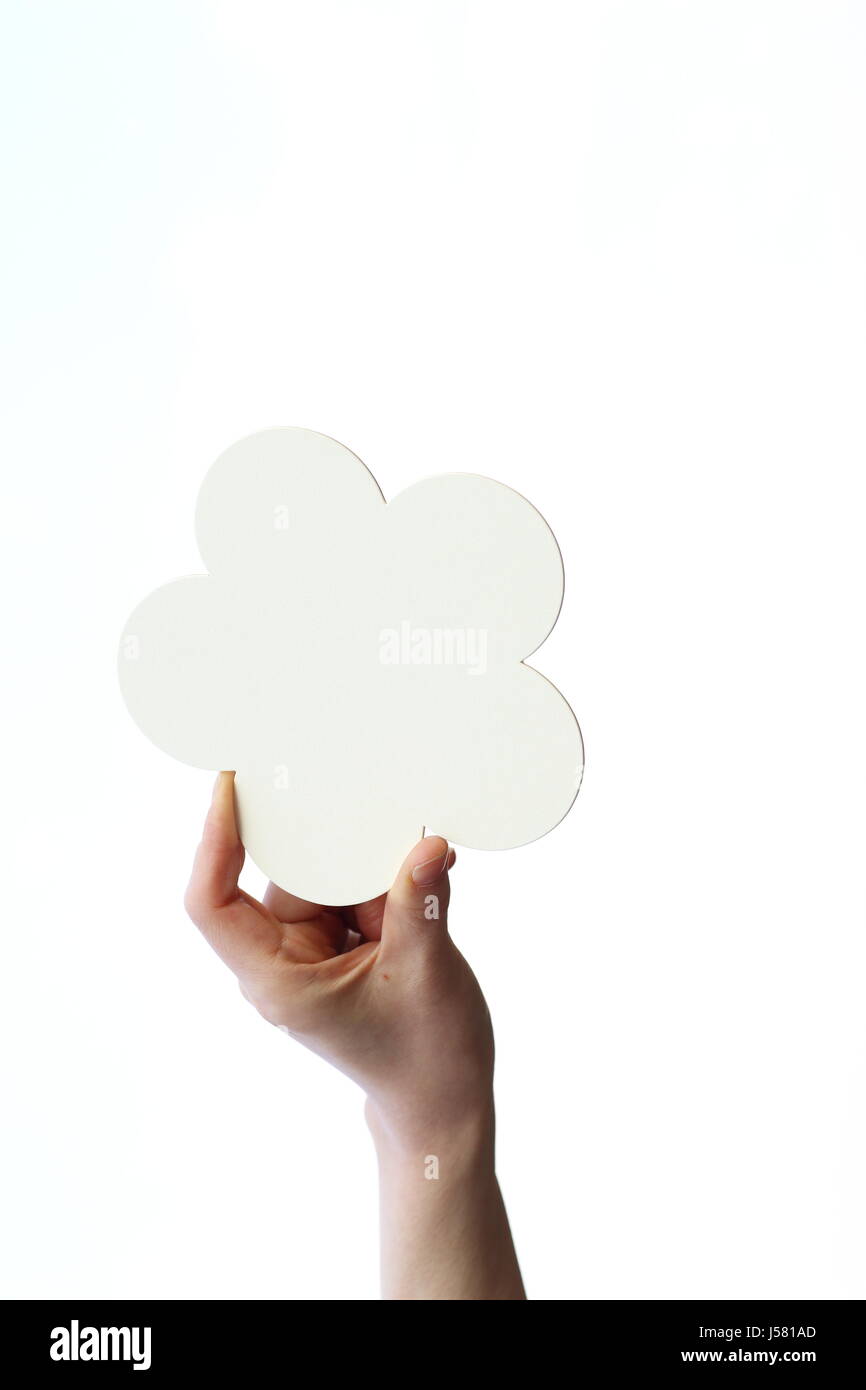 Woman Hand Holding Message Board Stock Photo - Alamy