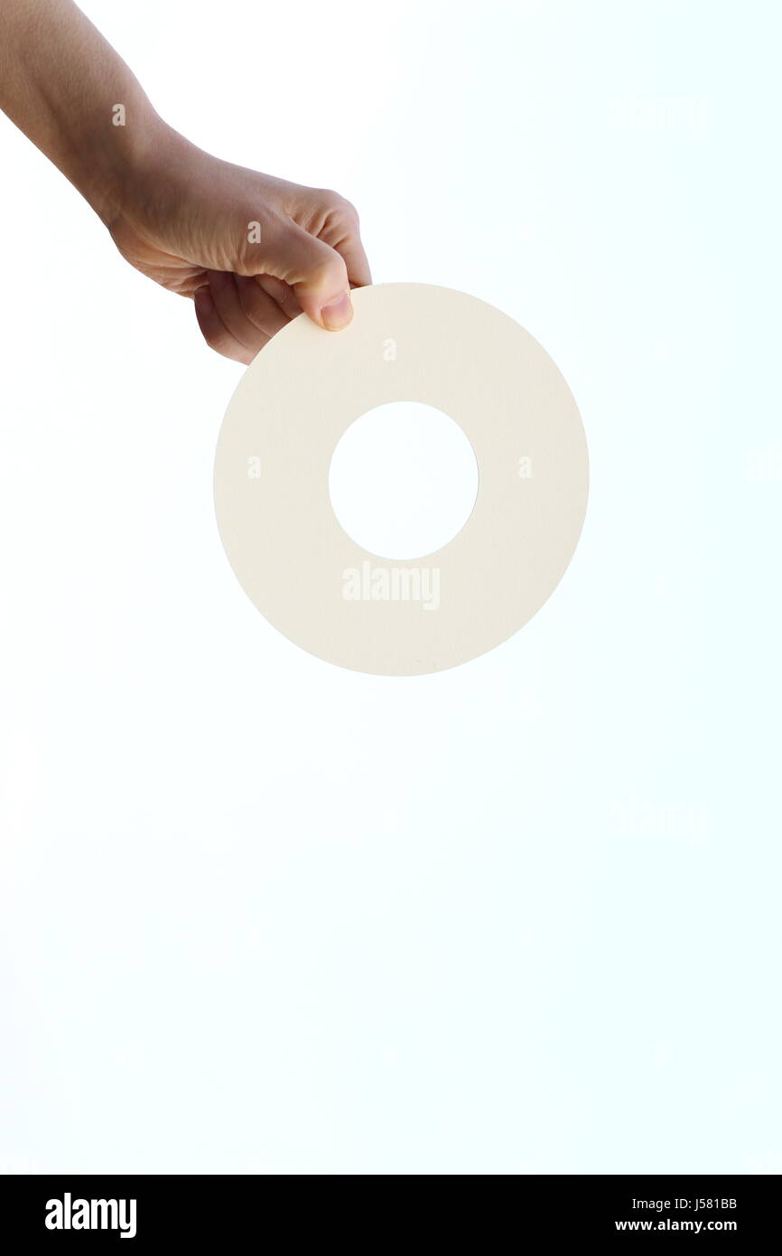 Woman Hand Holding Message Board Stock Photo - Alamy