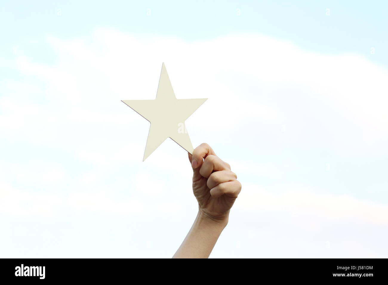 Woman Hand Holding Message Board Stock Photo - Alamy
