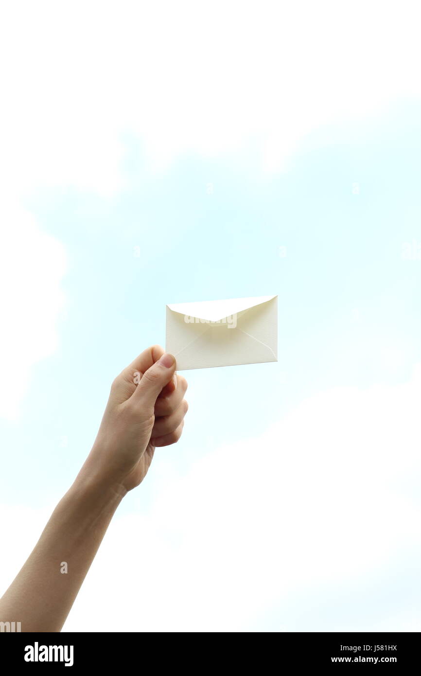Envelope notice woman hi-res stock photography and images - Alamy