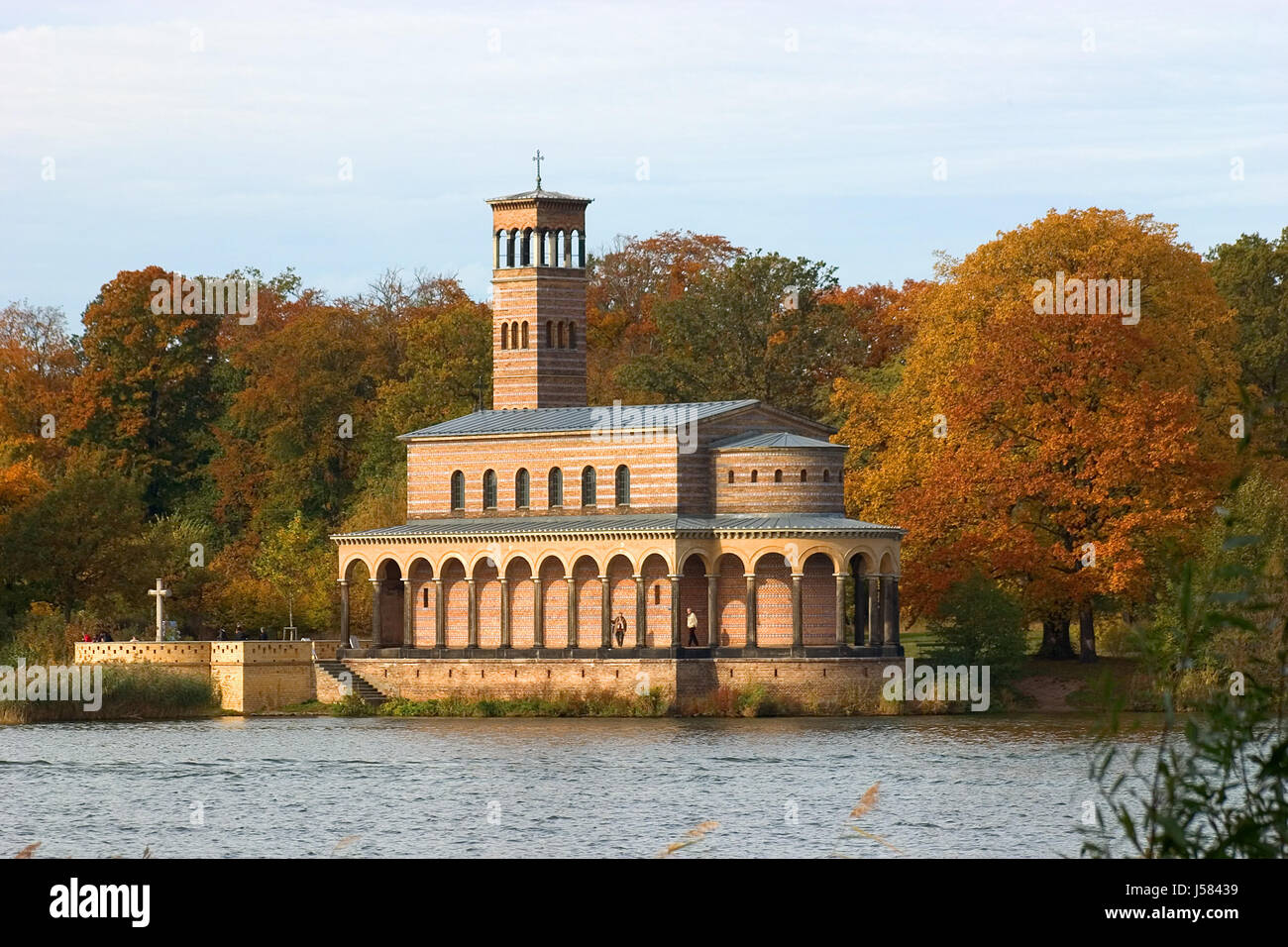church tree trees reed steeple sailing boat sailboat salt water sea ...