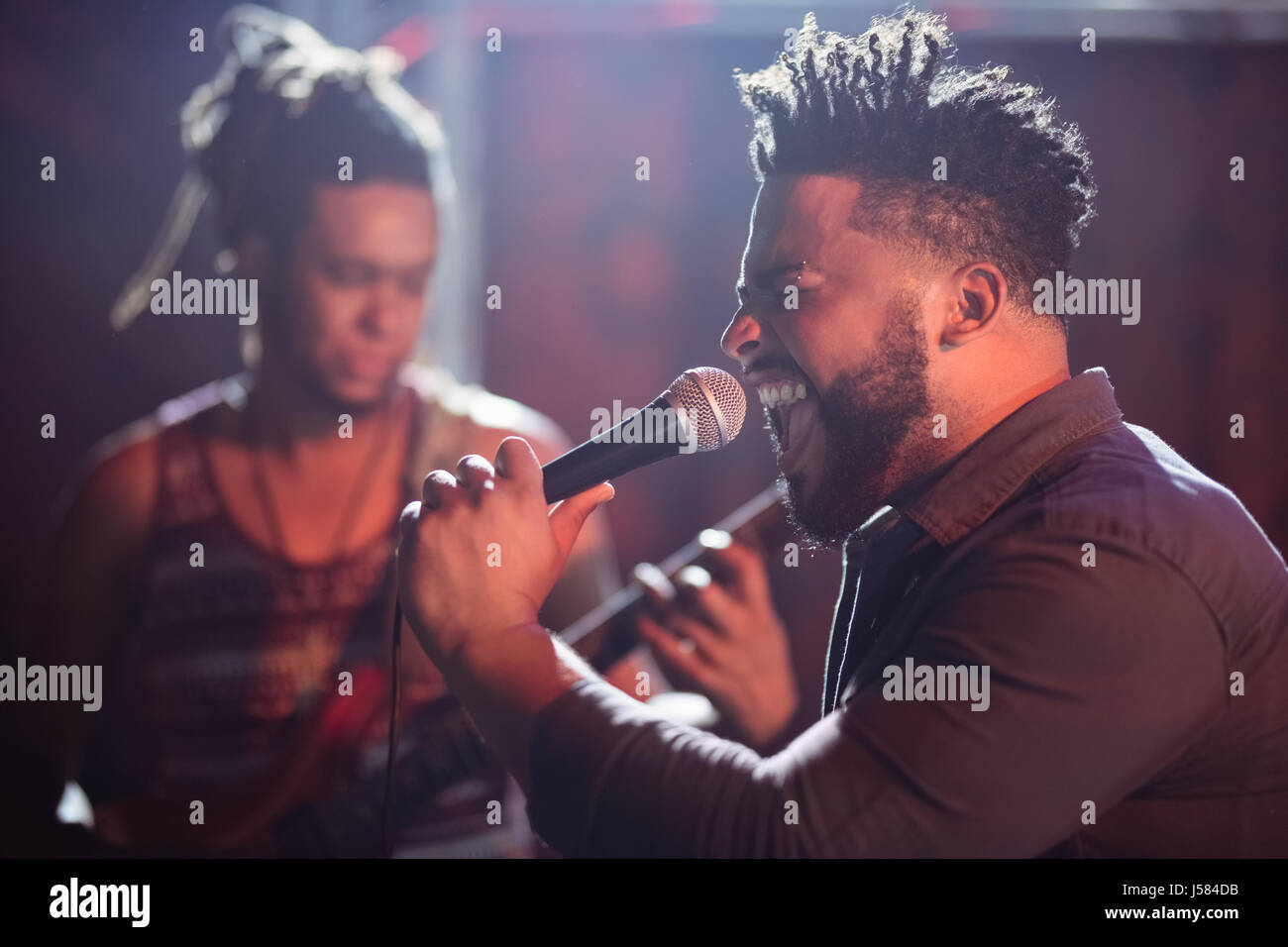 Male Rock Singer Stage High Resolution Stock Photography and Images - Alamy