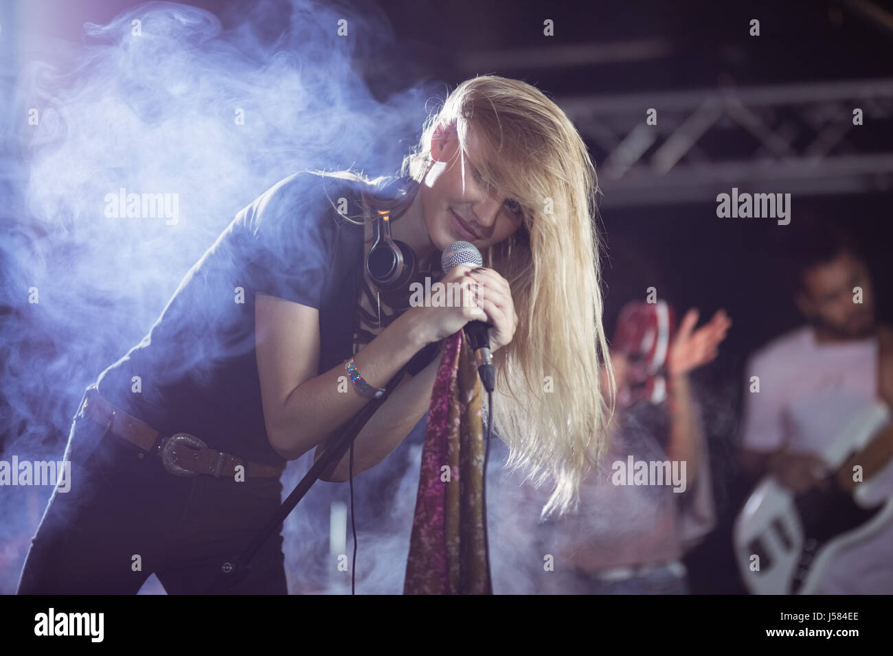 Female Singer Performing High Resolution Stock Photography and Images ...