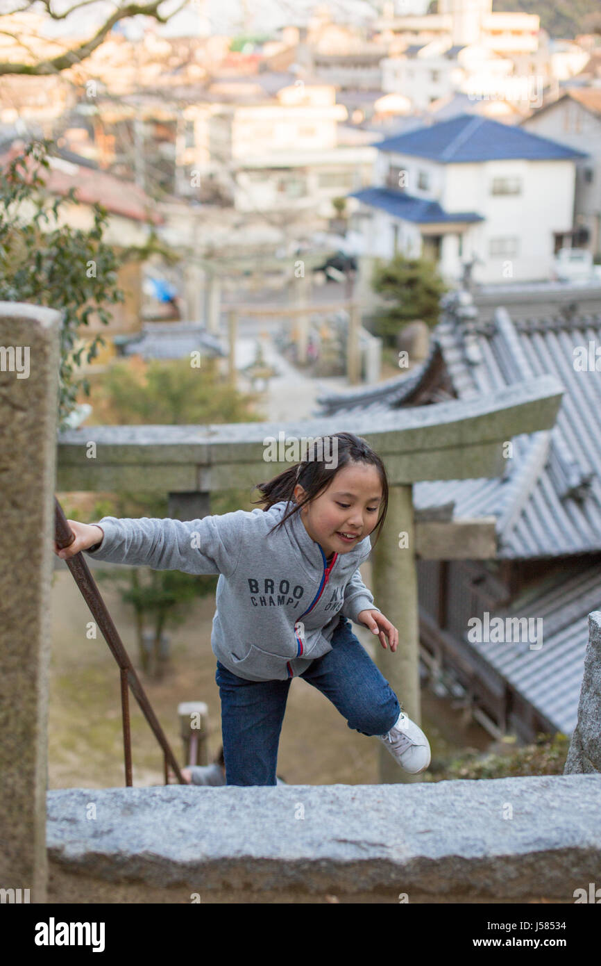 Children playing at Shrine Stock Photo - Alamy