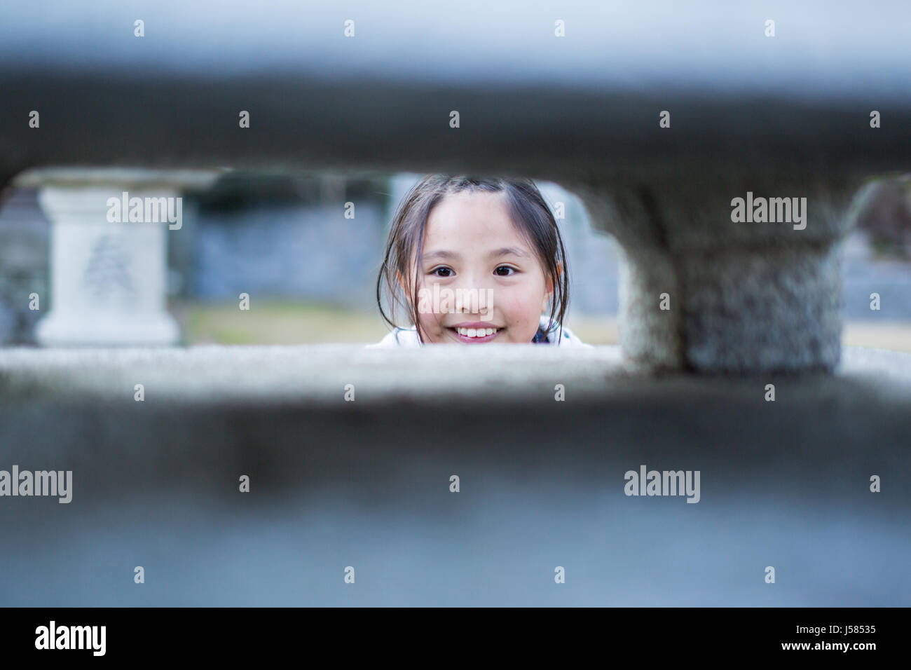 Children playing at Shrine Stock Photo - Alamy