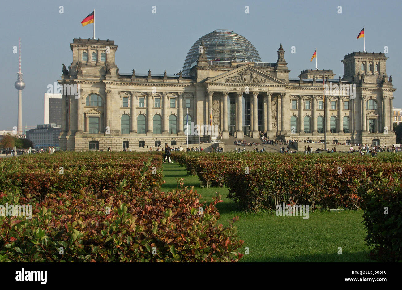 dome berlin germany german federal republic capital parliament style of ...