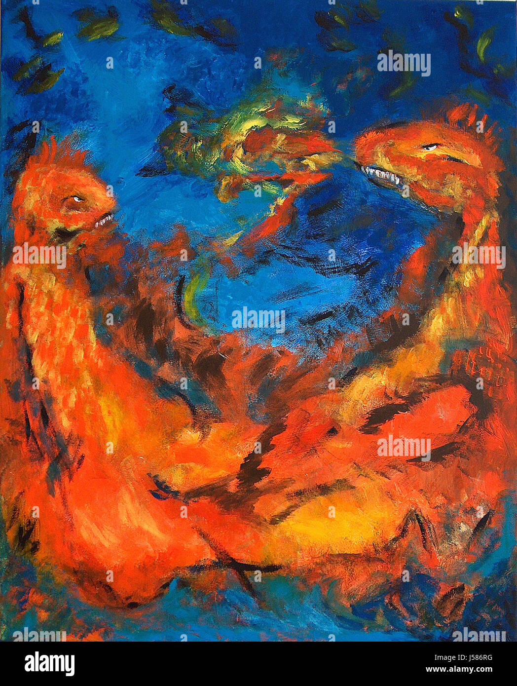 Two dragons hi-res stock photography and images - Alamy