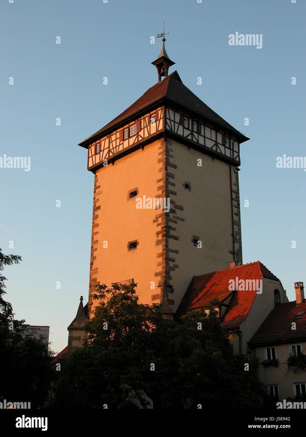 tower city town goal passage gate archgway gantry antiquity german ...