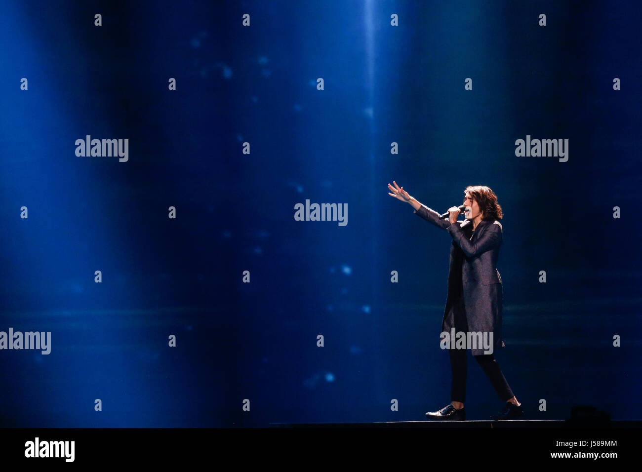 KYIV, UKRAINE - MAY 12, 2017: Isaiah Firebrace from Australia at the ...