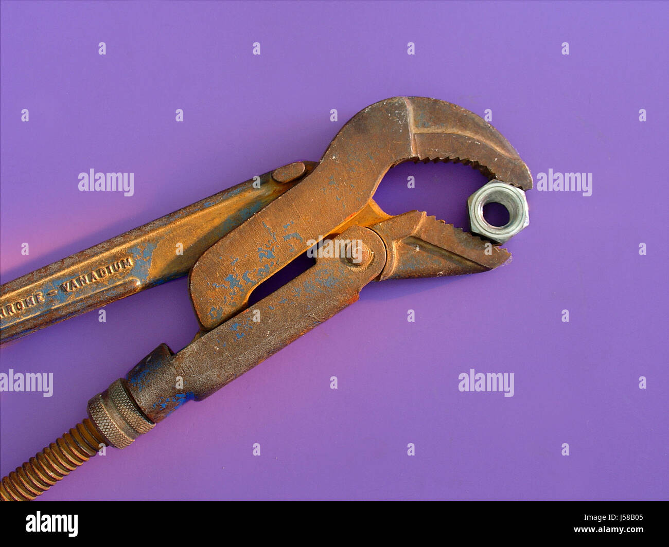 screw screws grasp forceps untwist pipe wrench pliers tongs 165 Stock ...