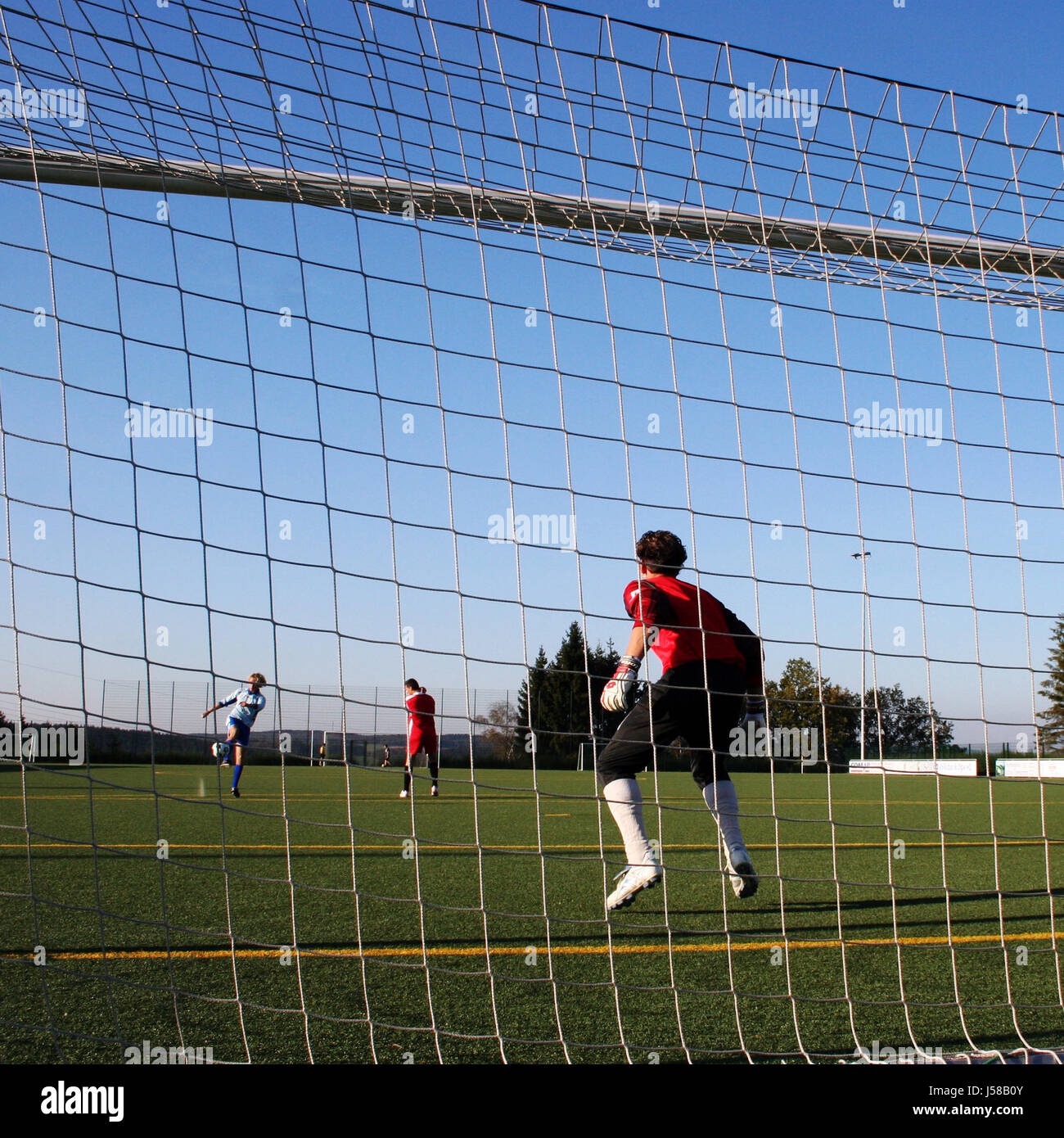 shot on goal iv Stock Photo - Alamy