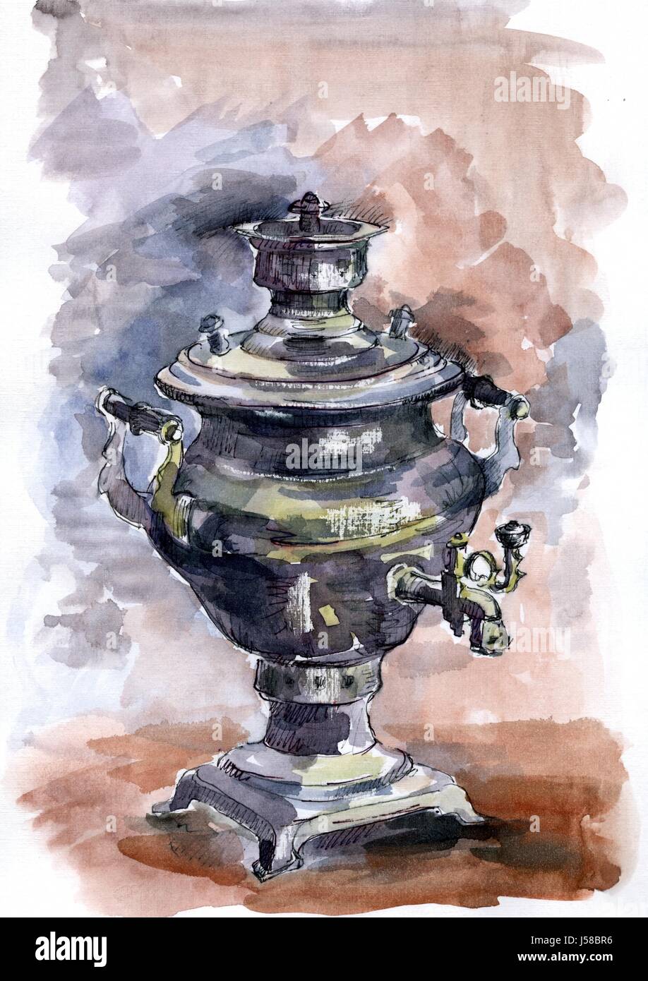 Samovar hi-res stock photography and images - Alamy