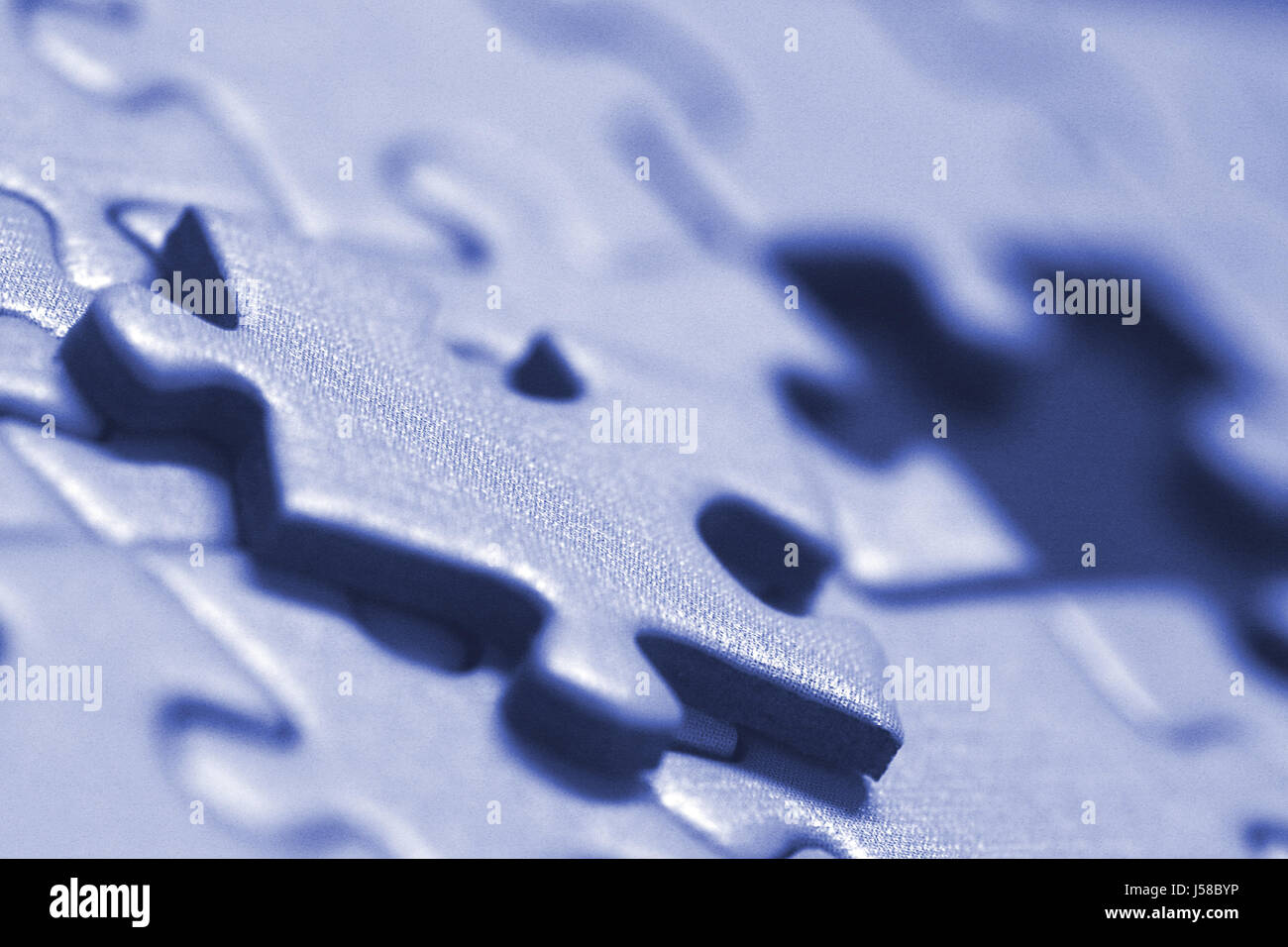puzzle blue 2 Stock Photo - Alamy