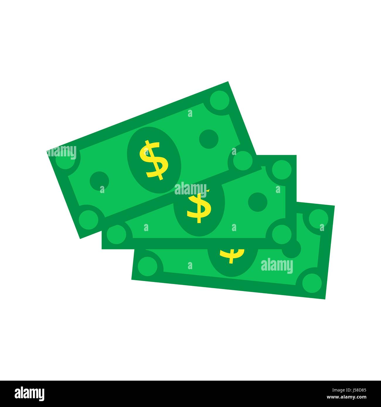 Cash pile Stock Vector Images - Alamy