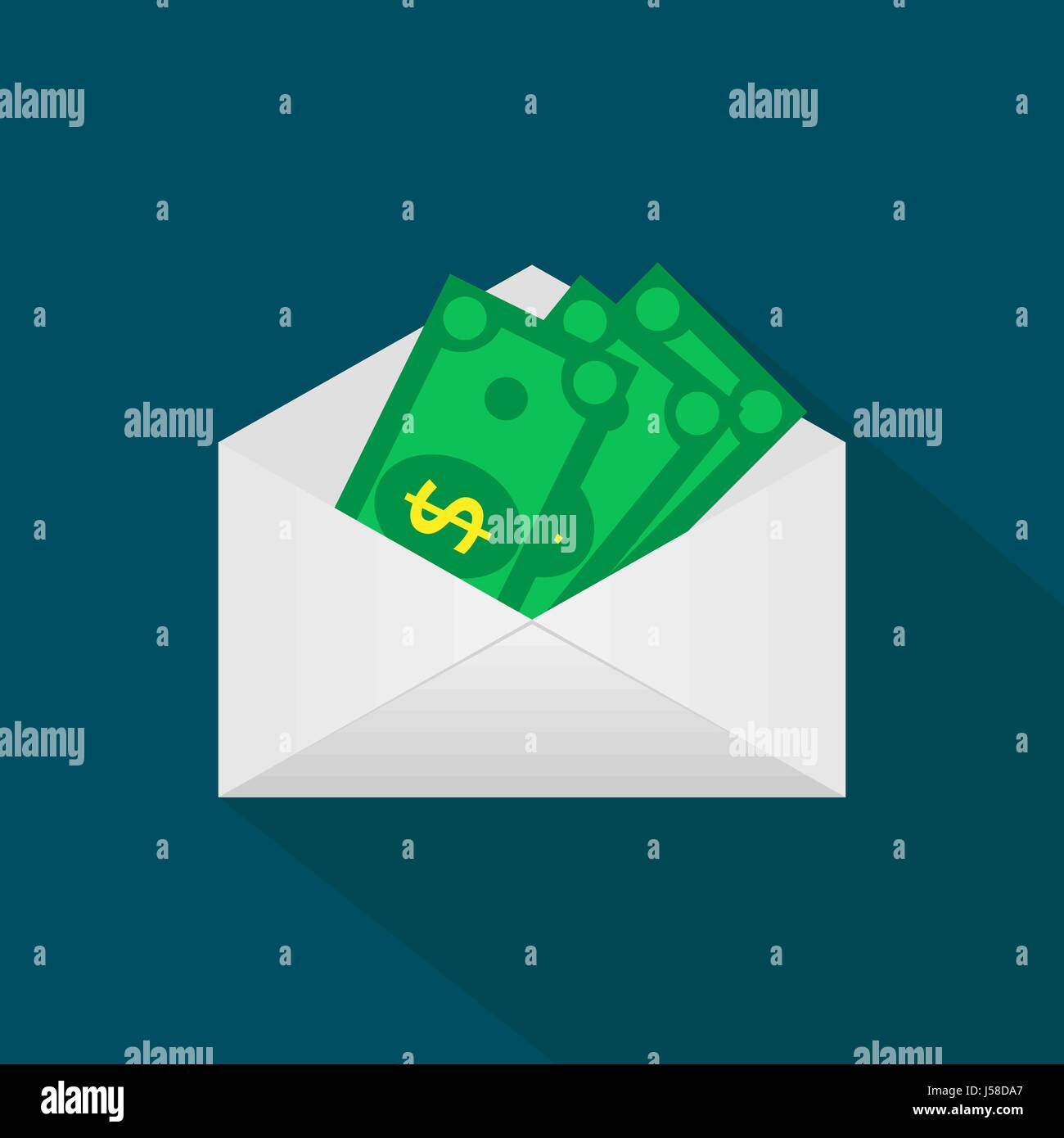 Money envelope icon hi-res stock photography and images - Alamy
