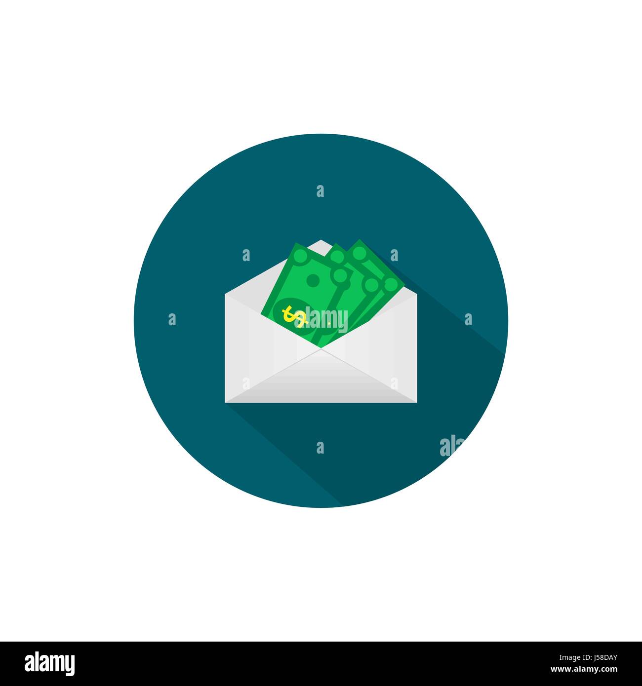 Money envelope icon hi-res stock photography and images - Alamy