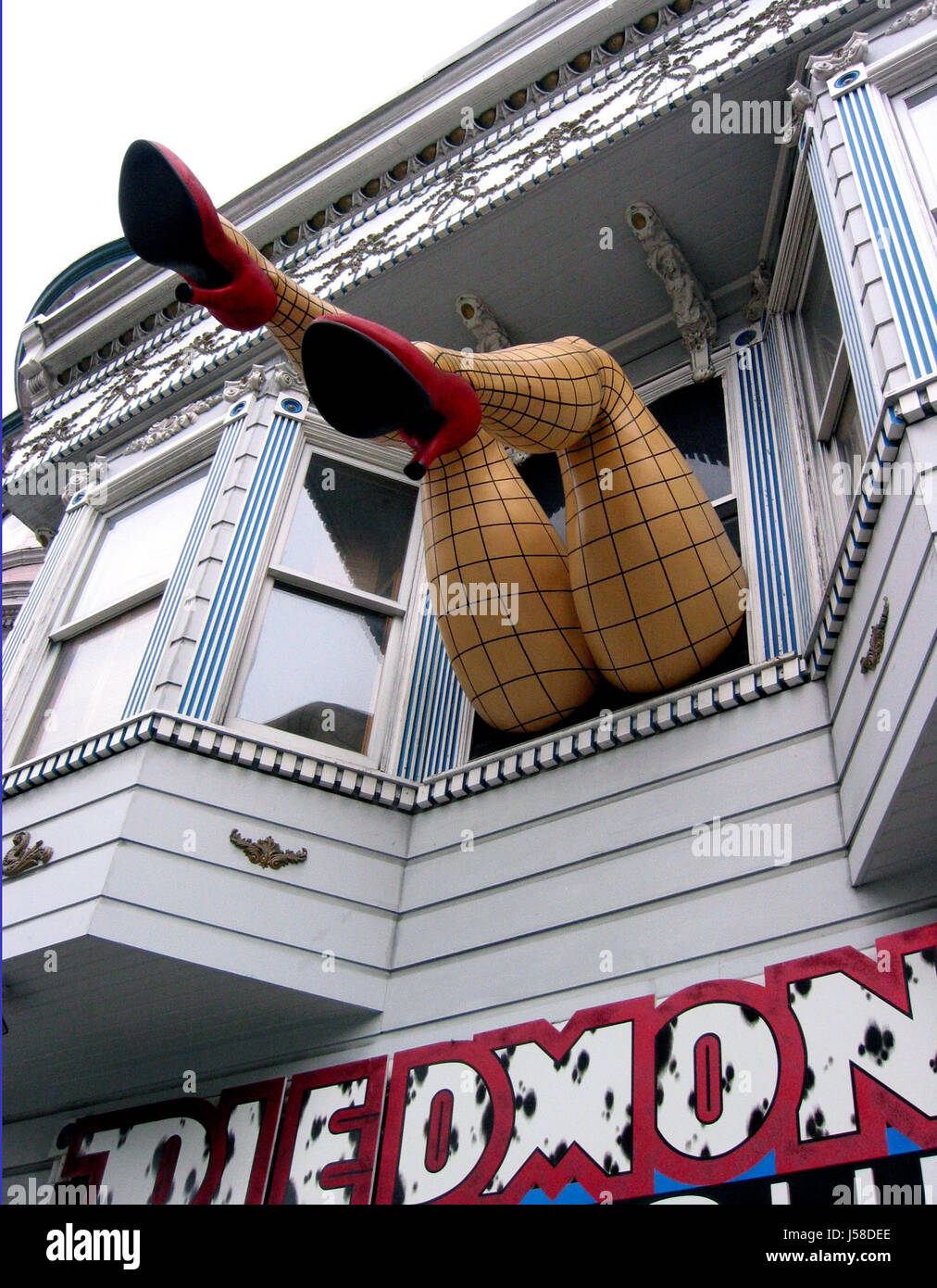 fishnet out the window out Stock Photo - Alamy