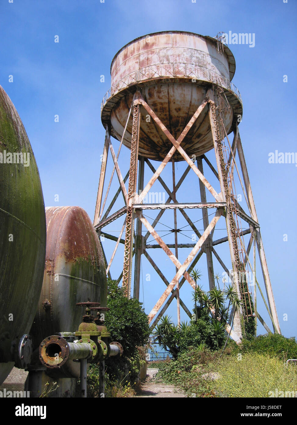 usa california america brig jail fortress water tower isle island ...