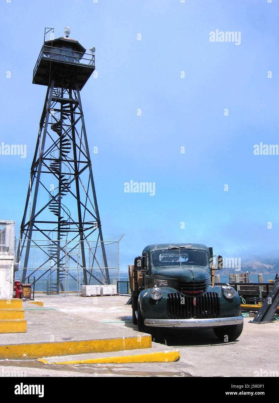 usa california america brig jail fortress watchtower isle island ...