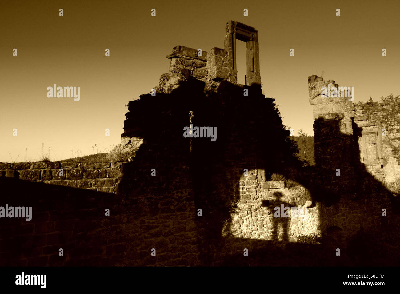 hill wall ruins ghost ruin sandstone mysticism mystic shadow play ...