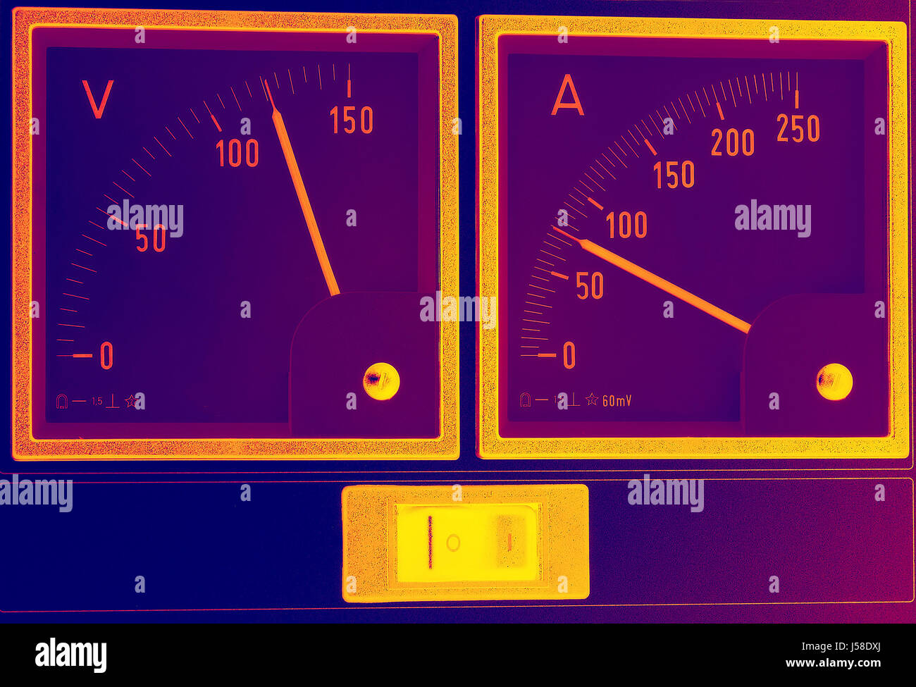 pointer energy power electricity electric power blackboard volt scale ...