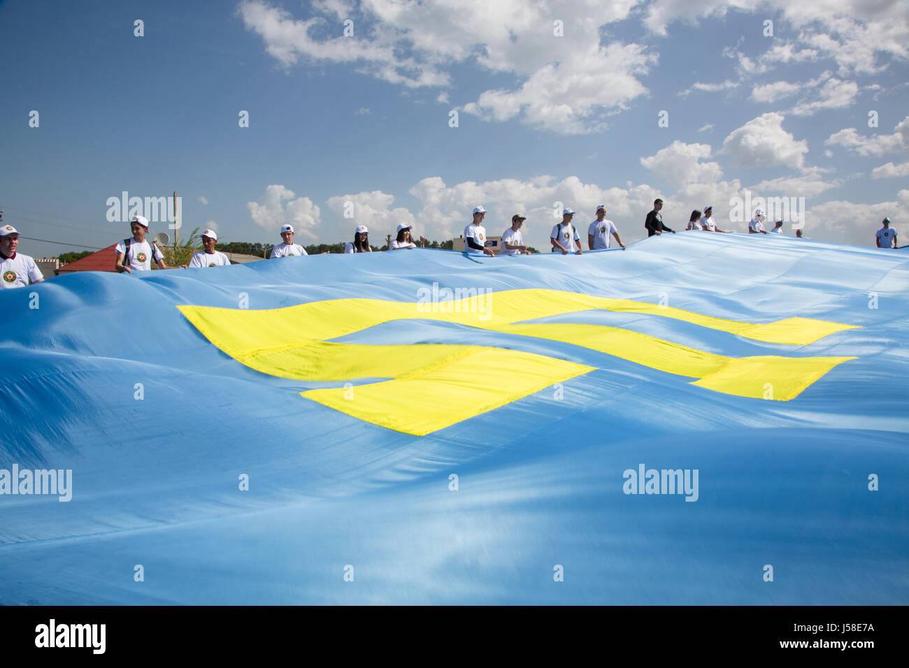 Flag of crimean tatar hi-res stock photography and images - Alamy