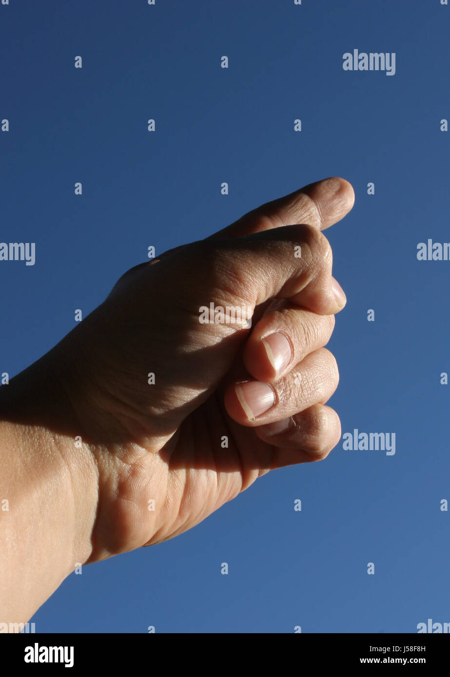 Interpret finger pointer hi-res stock photography and images - Alamy