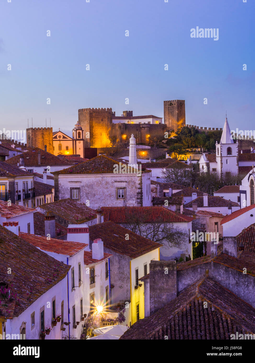 Obidos by night hi-res stock photography and images - Alamy