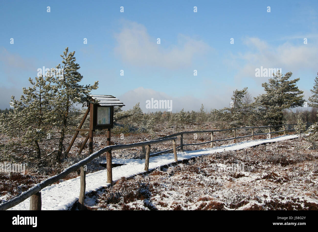 black moor in snow Stock Photo - Alamy