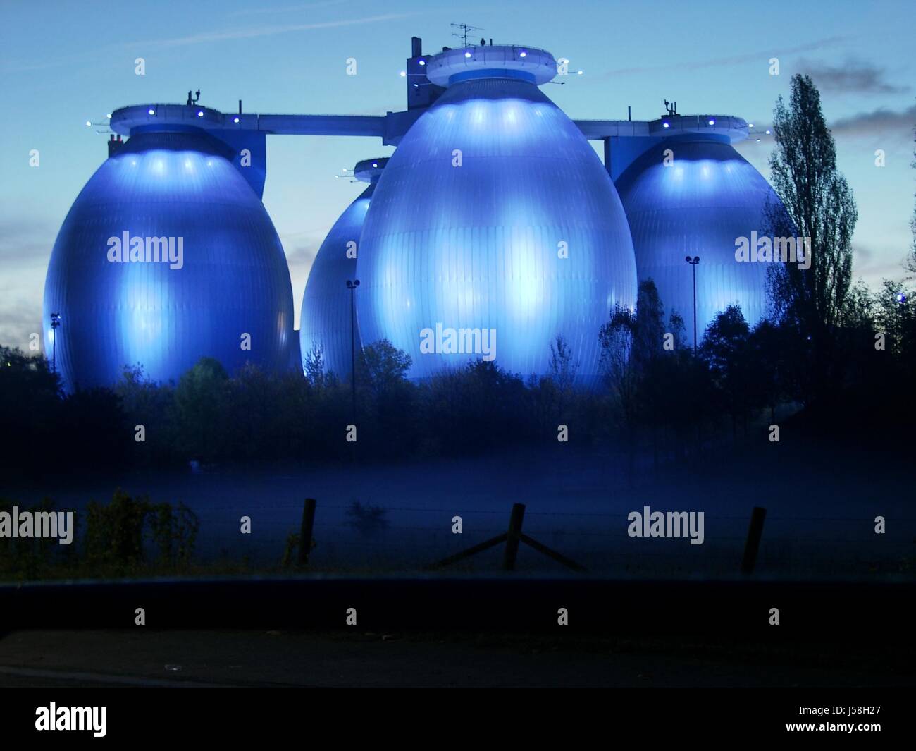 blue light digester Stock Photo - Alamy