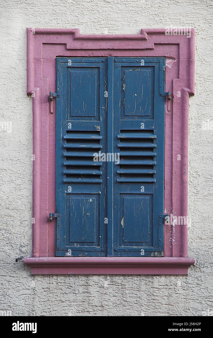 blue detail window porthole dormer window pane wood blank european ...