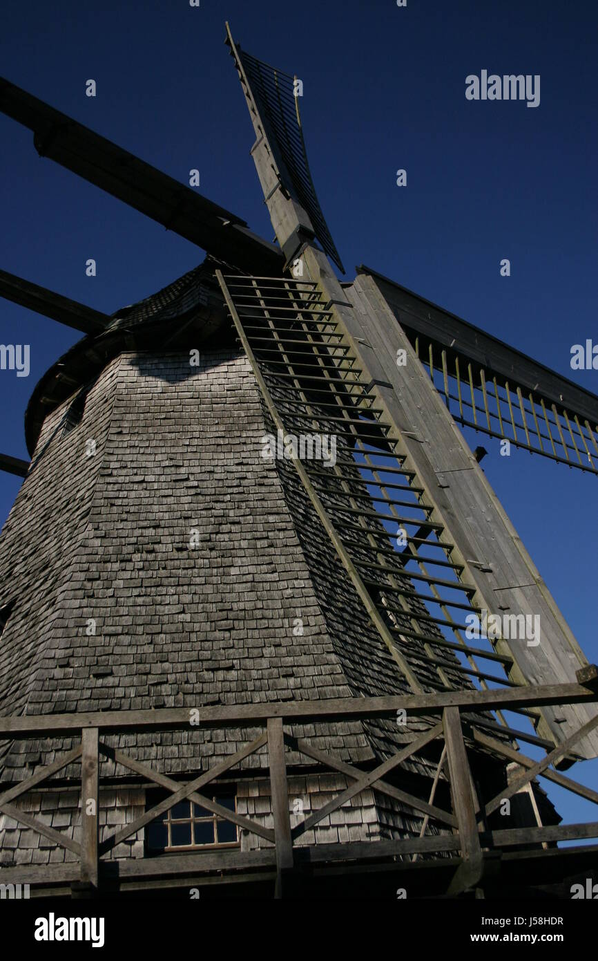 blue historical wood wing windmill mill miller corn mill wainscot ...