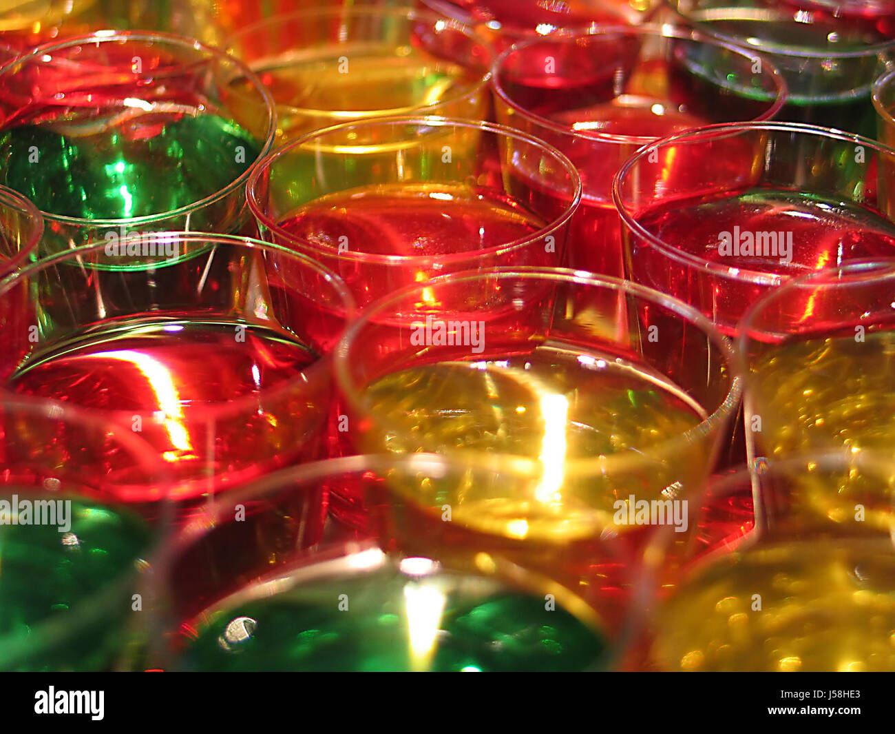 cold coloured colourful gorgeous multifarious richly coloured glasses ...