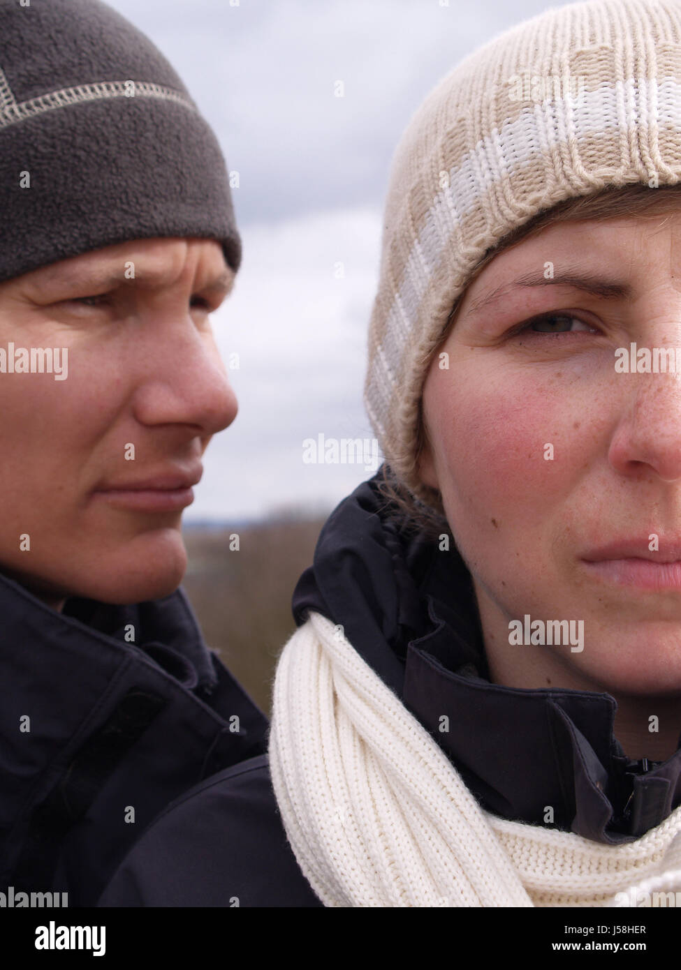 woman emotions strong portrait time with each other married quarrel ...