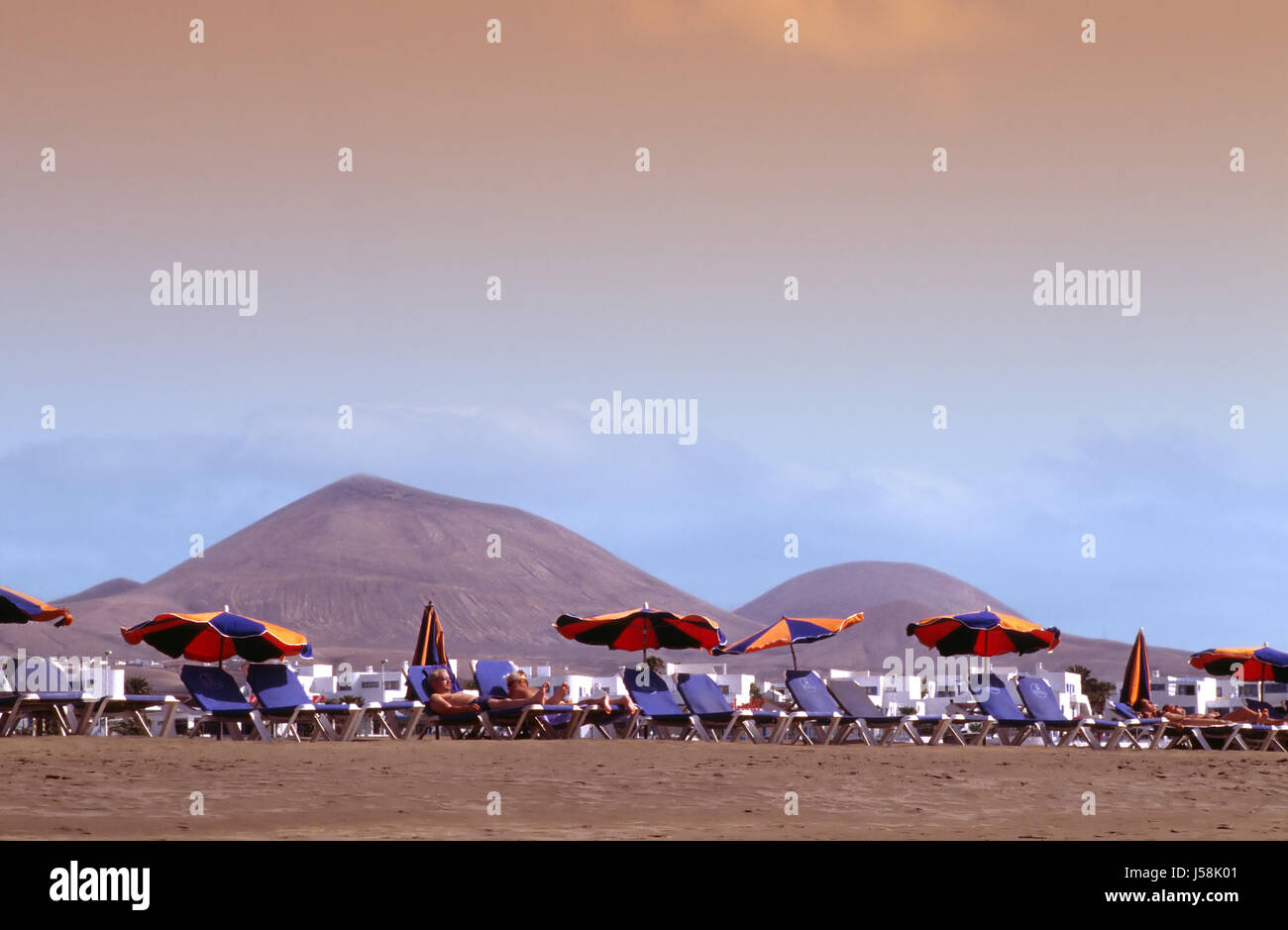 lanzarote on the beach Stock Photo - Alamy