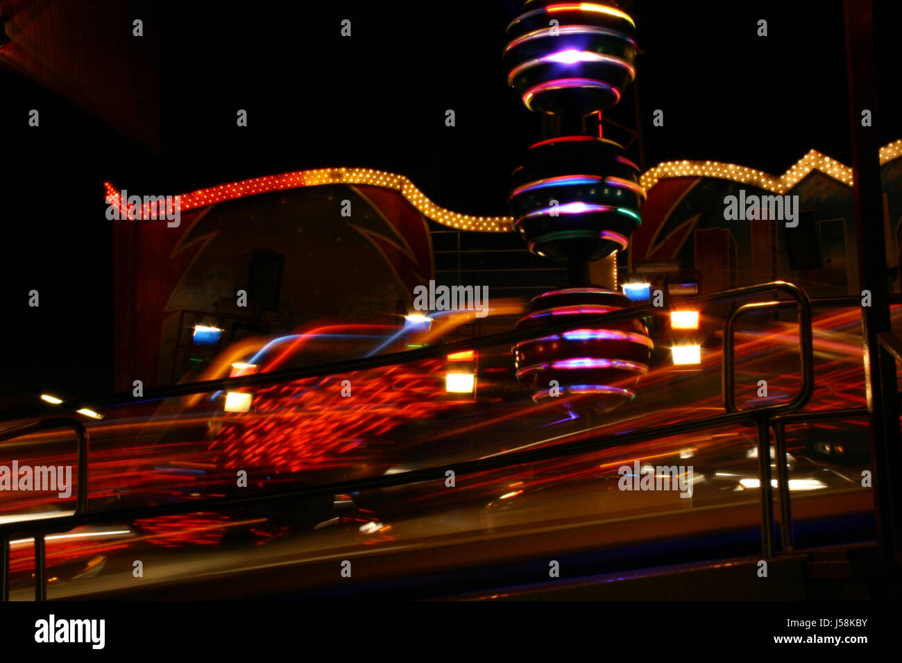 fairground at night (prater,vienna Stock Photo - Alamy