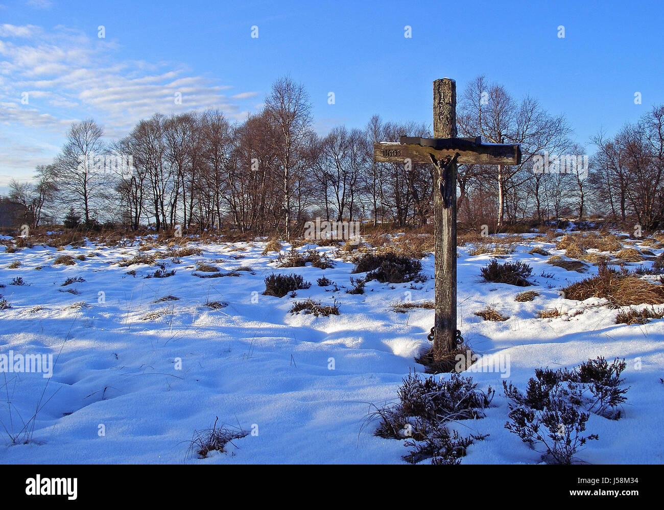 the cross in the venn Stock Photo - Alamy