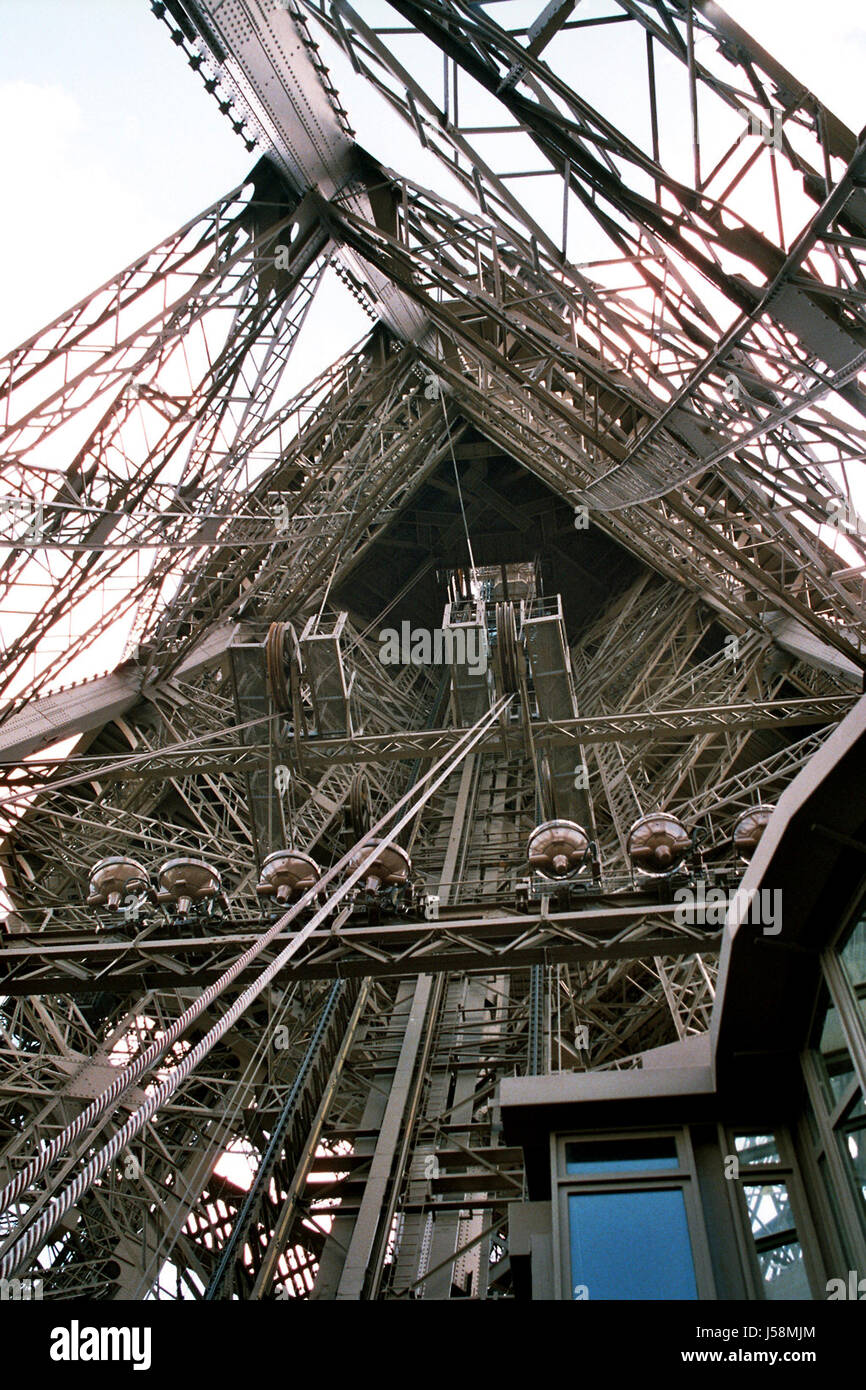 eiffel tower construct Stock Photo - Alamy