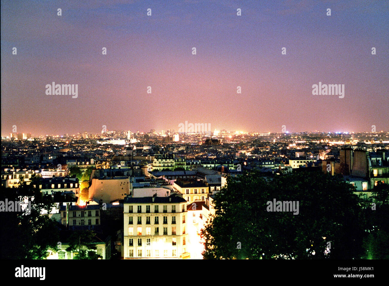 paris la nuit Stock Photo - Alamy