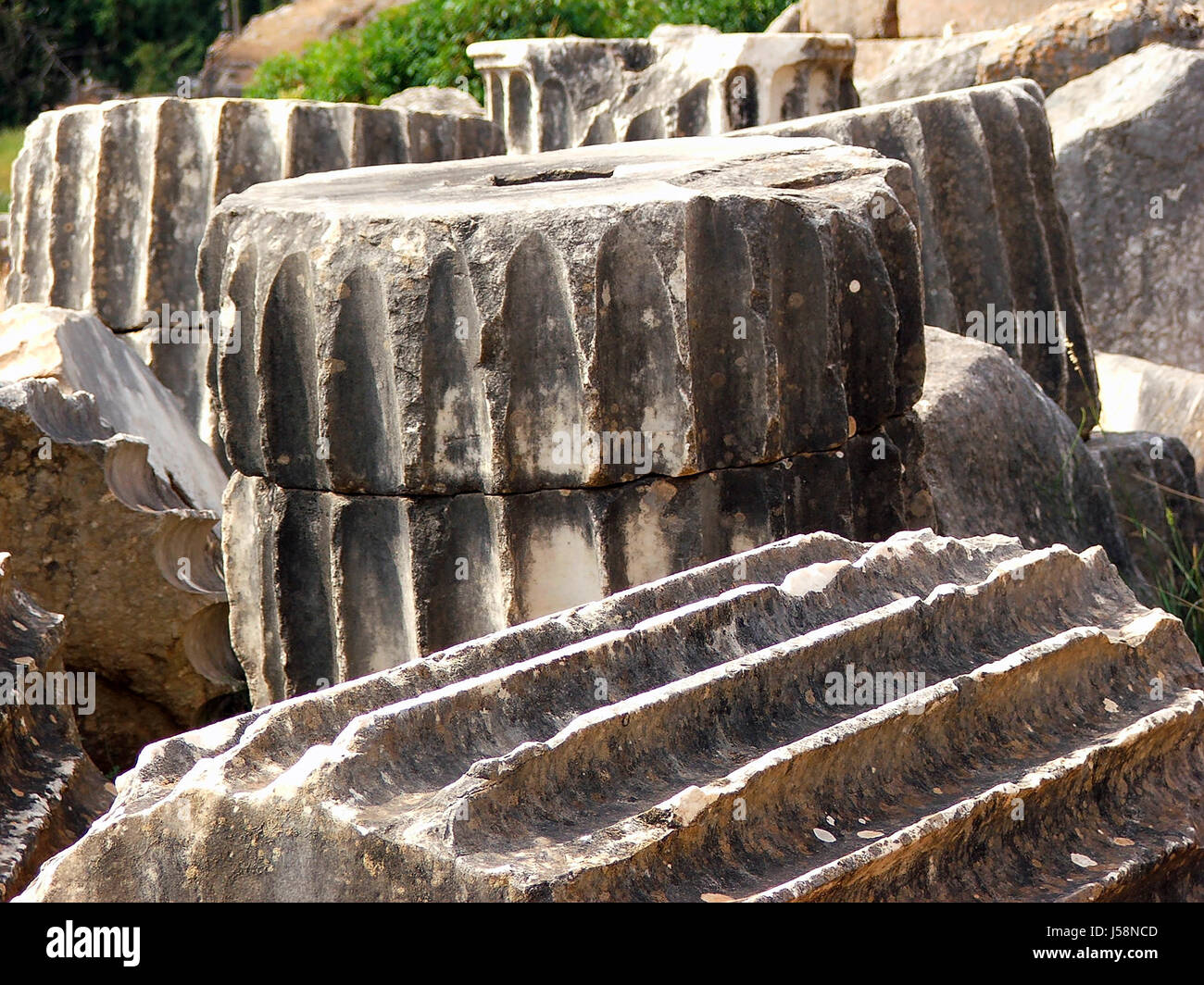 stone greece pillar sculptor antiquity architect archeology ionic old ...