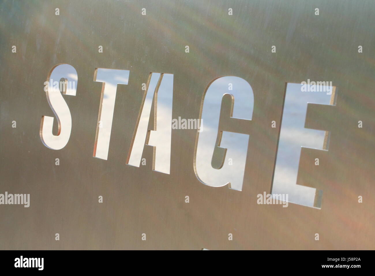 sign signal act performance letters writing font typography steel metal ...