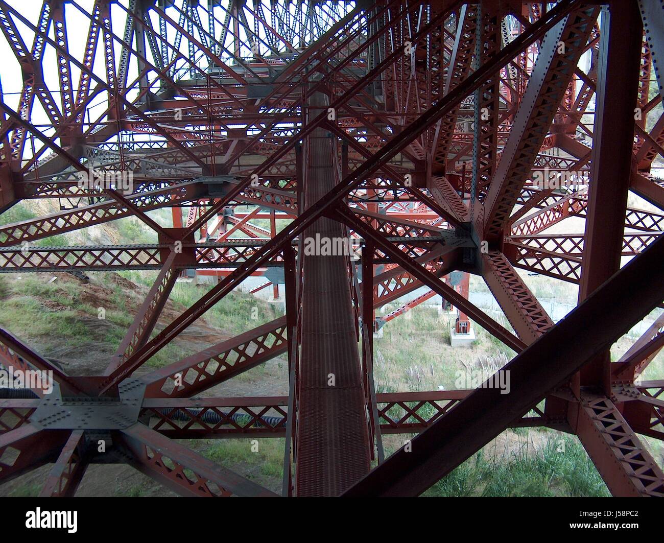 the main pillar of golden gate Stock Photo - Alamy