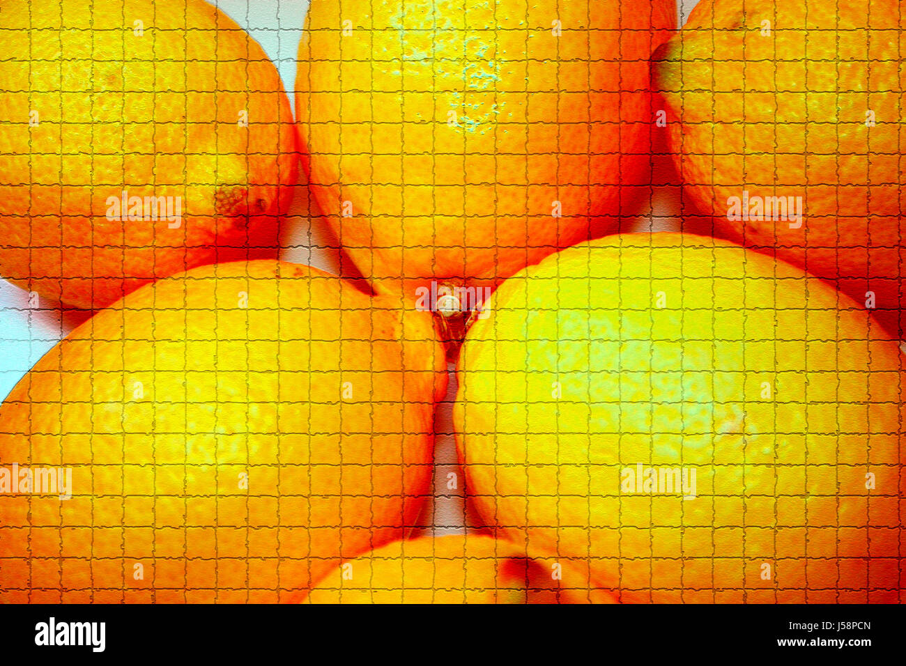 Grid of lemons hi-res stock photography and images - Alamy