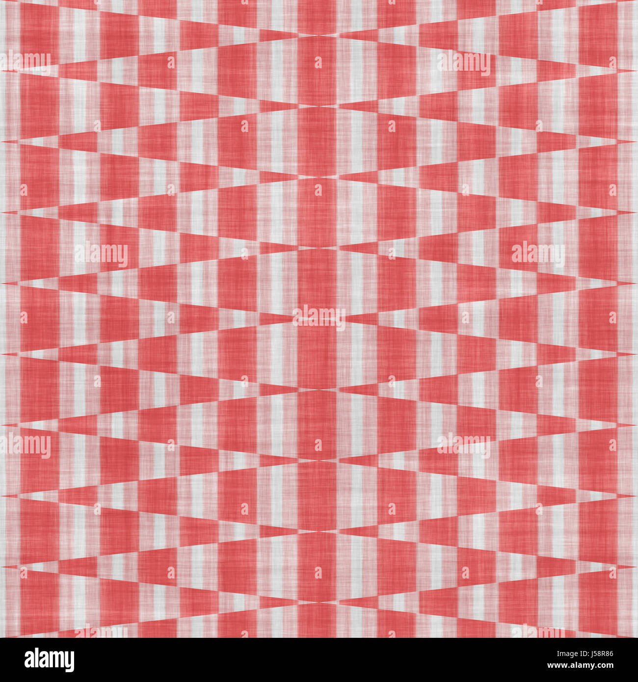 Seamless red and white geometric texture Stock Photo - Alamy
