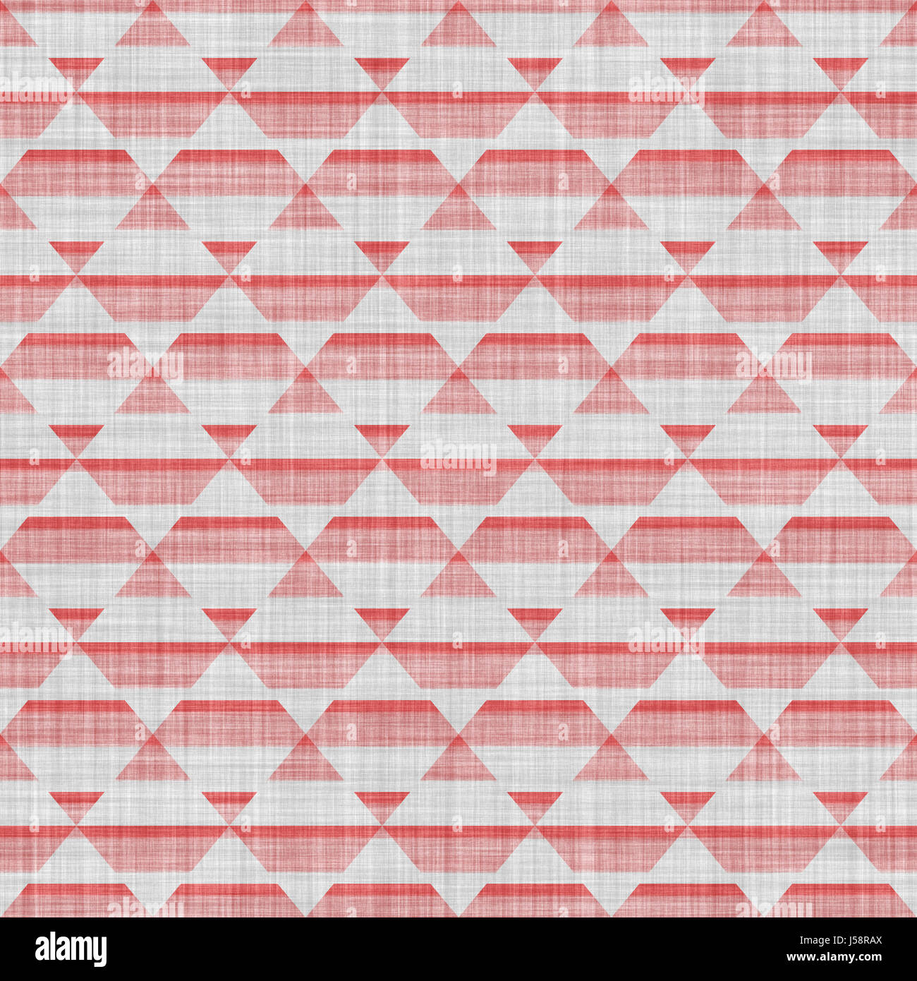 Seamless red and white geometric texture Stock Photo - Alamy