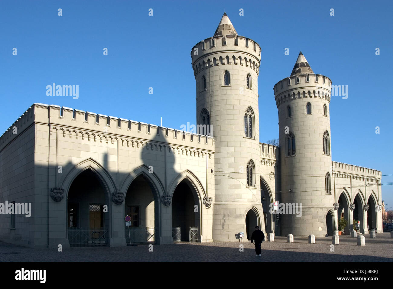tower potsdam goal passage gate archgway gantry brandenburg towers ...