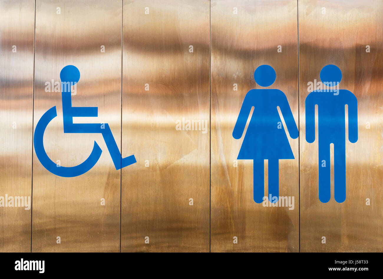 Male and female toilet sign hi-res stock photography and images - Alamy