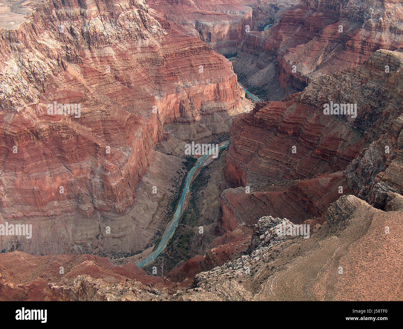 aerial perspective park national park usa rock america southwest river ...