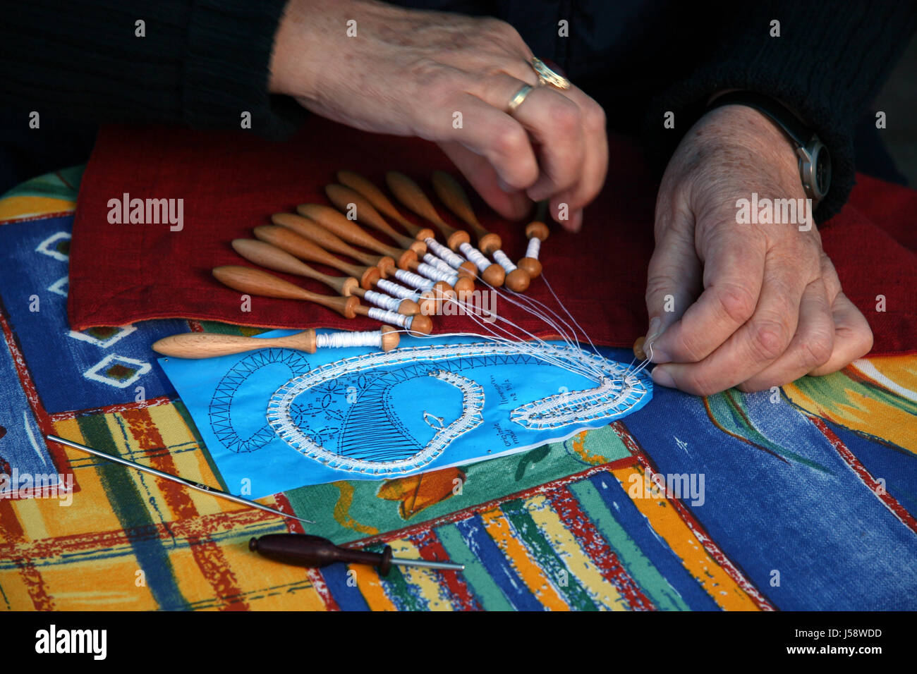 Lace pins hi-res stock photography and images - Alamy